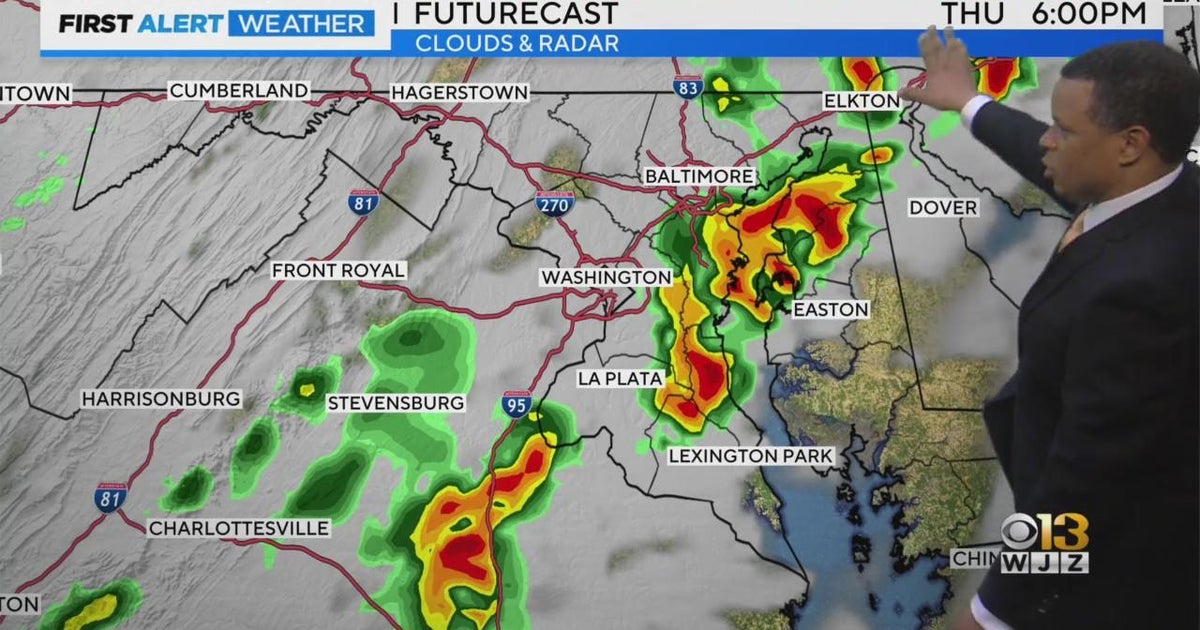 Weather Watch: Hail and damaging winds - CBS Baltimore