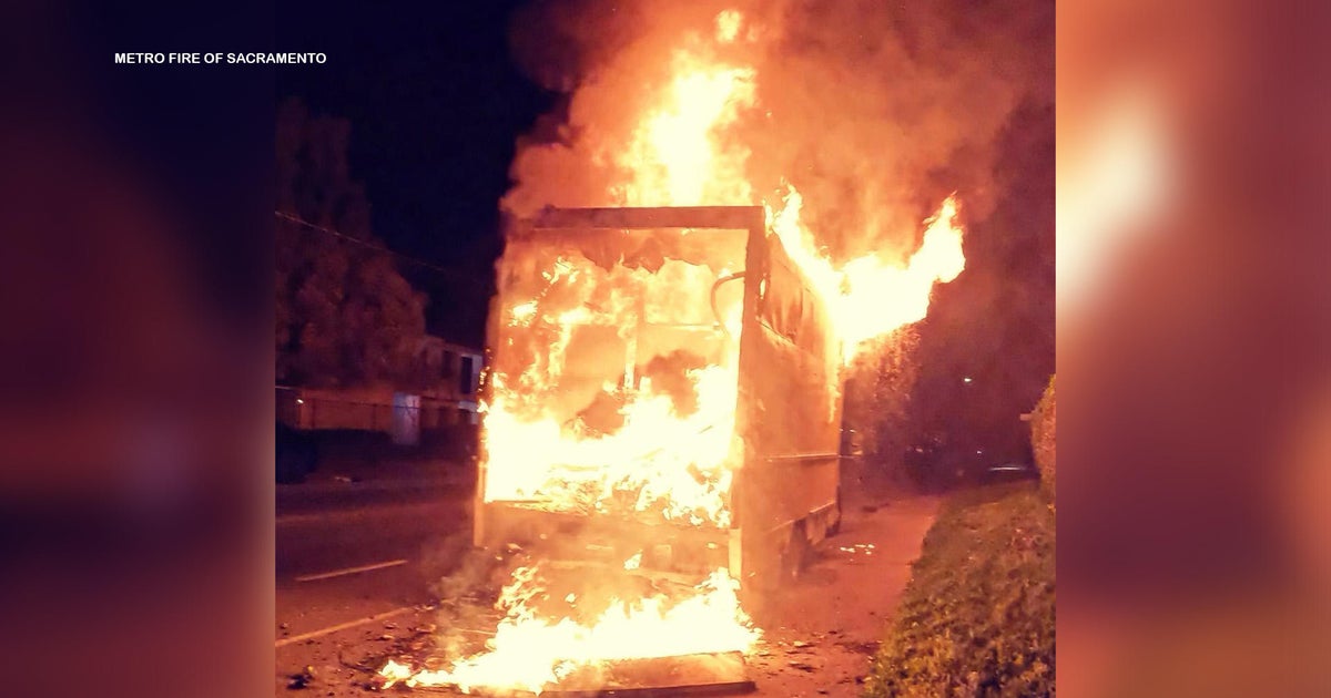 Metro Fire crews battle fire in box van that had been converted to ...