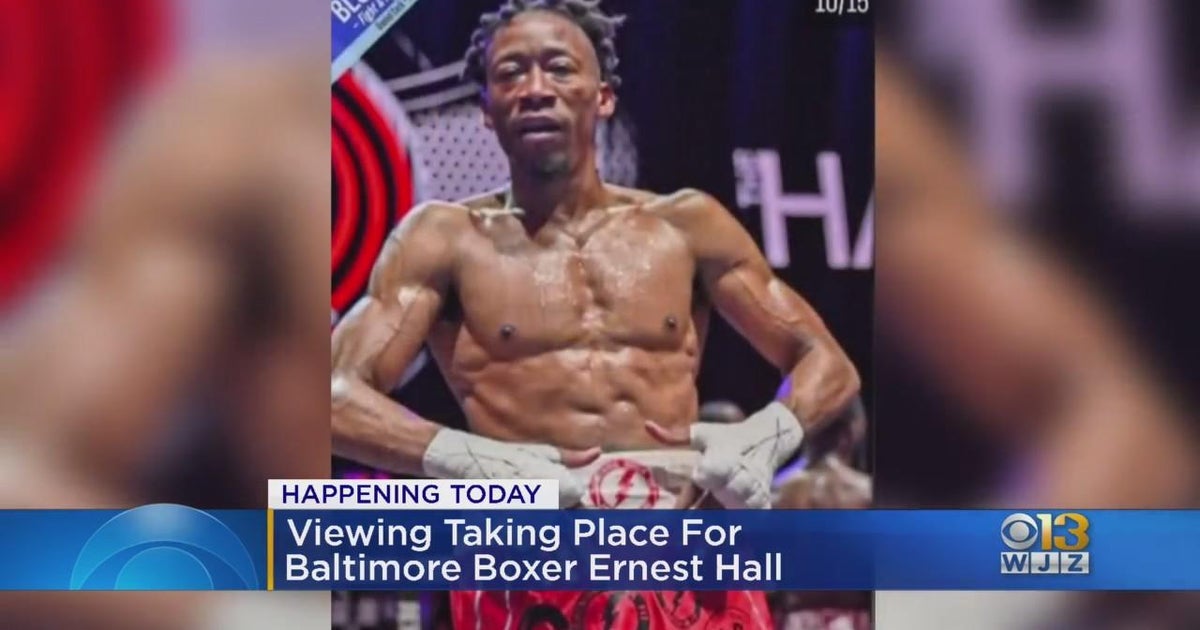 Viewing taking place for Baltimore boxer Ernest Hall - CBS Baltimore