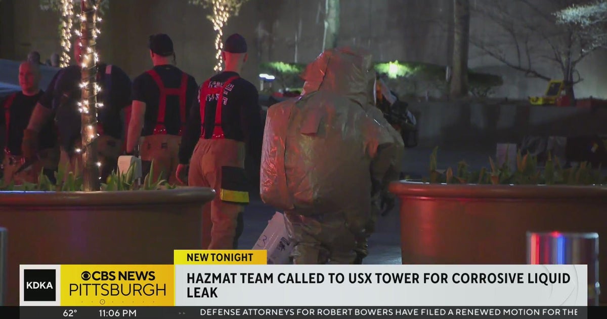 Hazmat crews respond to U.S. Steel Tower - CBS Pittsburgh