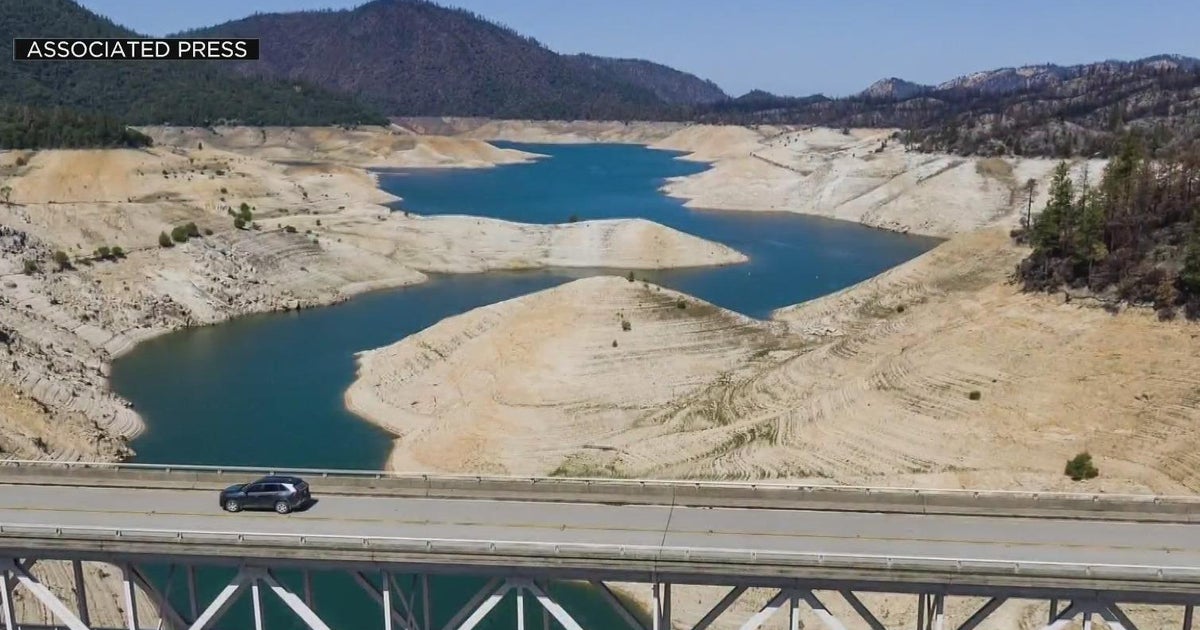 Dramatic photos show how storms filled California reservoirs - CBS Sacramento