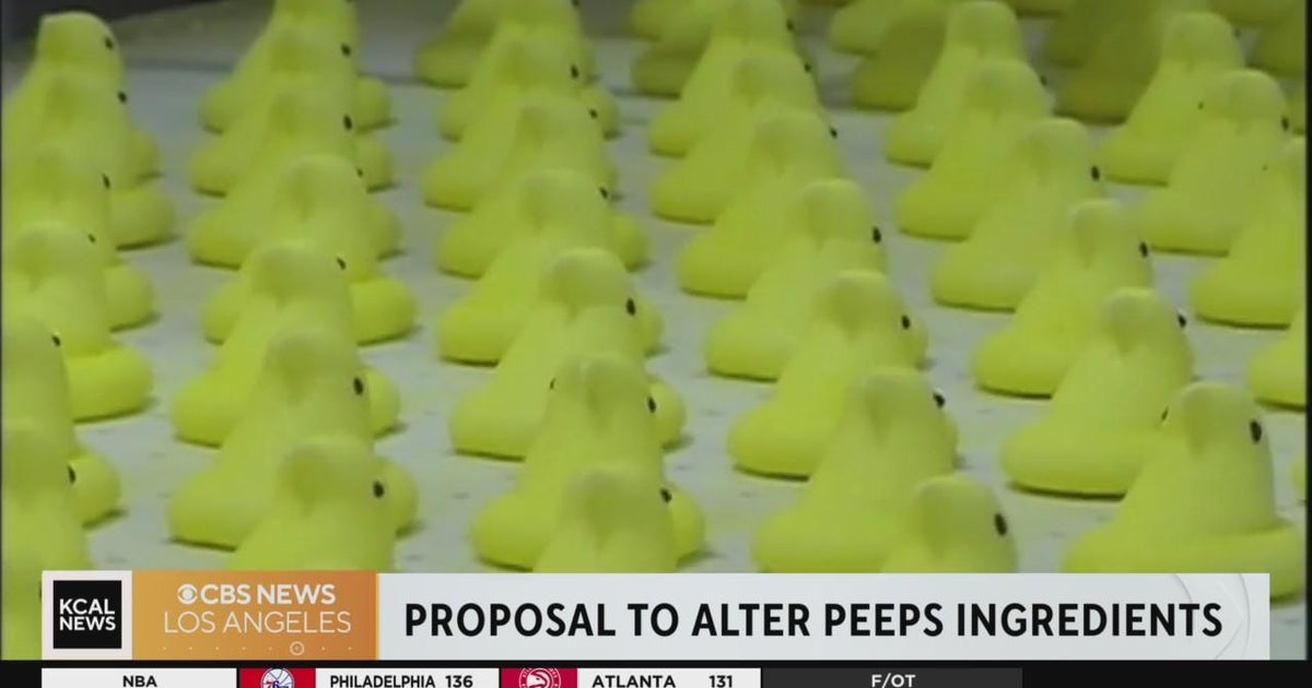 Peeps candy chemical ingredients may change for safety and health - CBS ...
