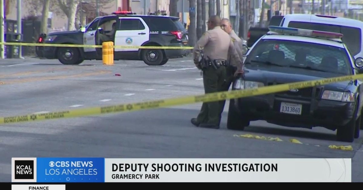LASD deputies open fire on suspect in South Los Angeles - CBS Los Angeles