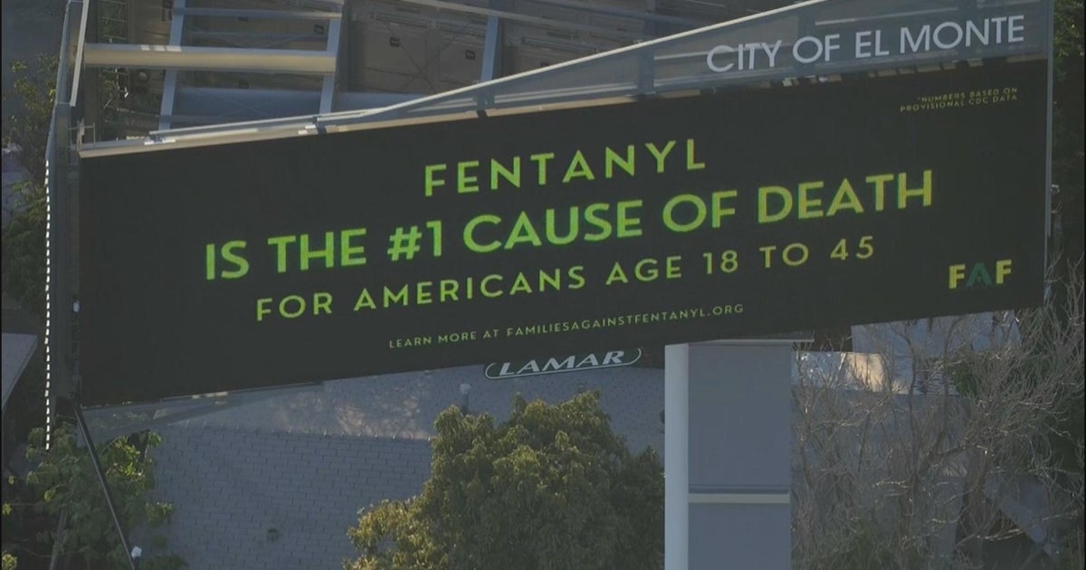 Families Against Fentanyl launches billboard campaign in LA and OC - CBS Los Angeles