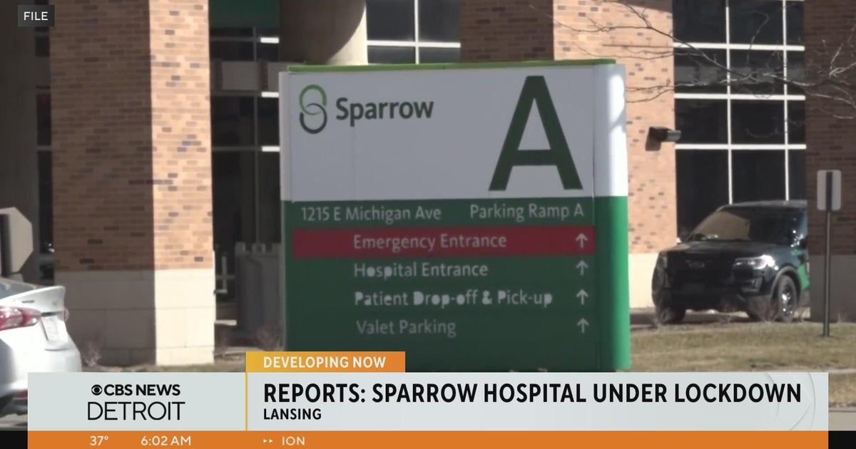 Lockdown at Sparrow Hospital lifted after bomb threat - CBS Detroit