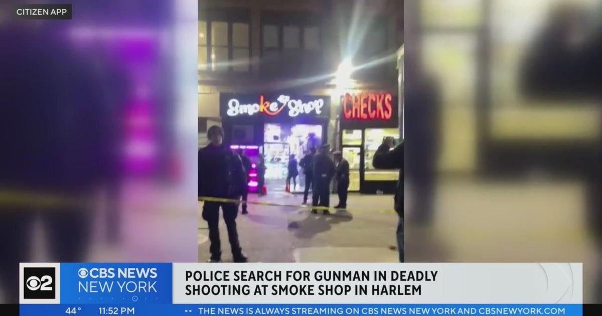 NYPD: 36-year-old man gunned down inside Harlem smoke shop - CBS New York