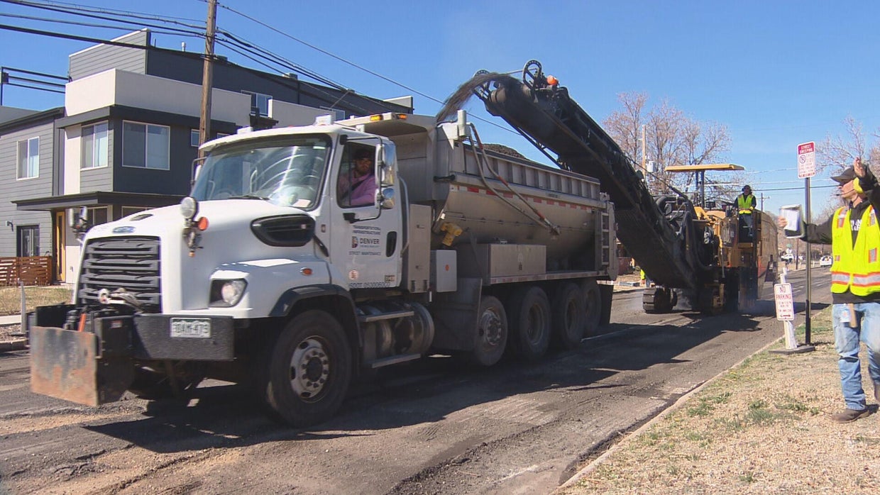 Denver plans to pave 450+ lane miles this summer - CBS Colorado