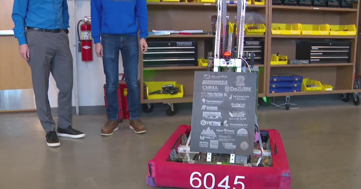 Sartell H.S. robotics team set to make history - CBS Minnesota