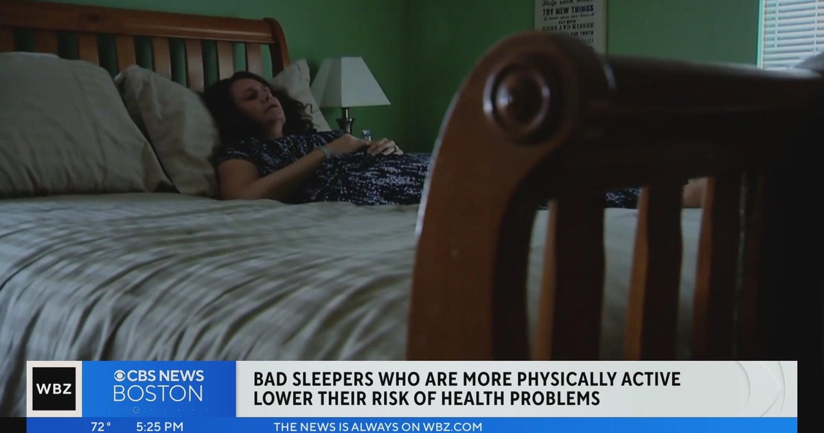 Bad sleeper? Exercise could help remove health risks - CBS Boston