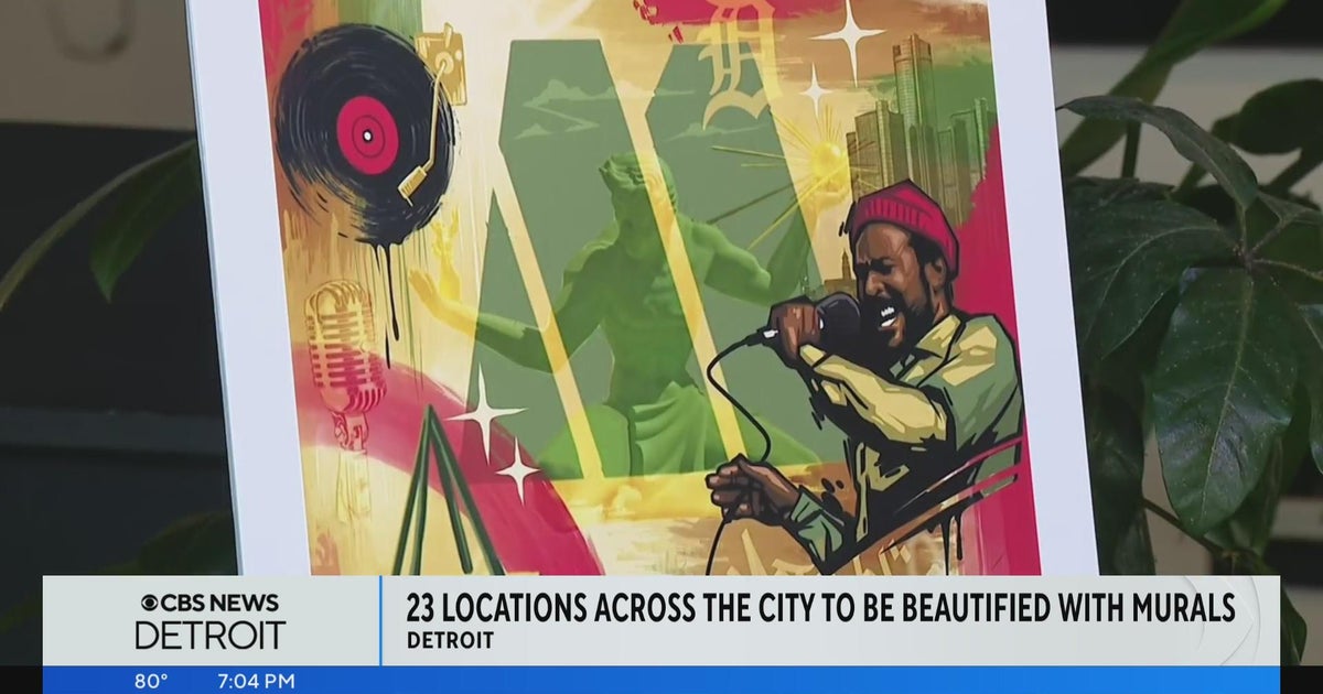 23 locations across Detroit to be beautified with murals - CBS Detroit