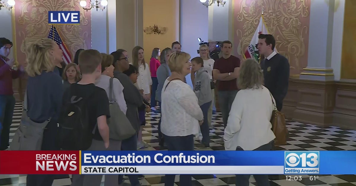 The state Capitol evacuation is causing some confusion among those who ...