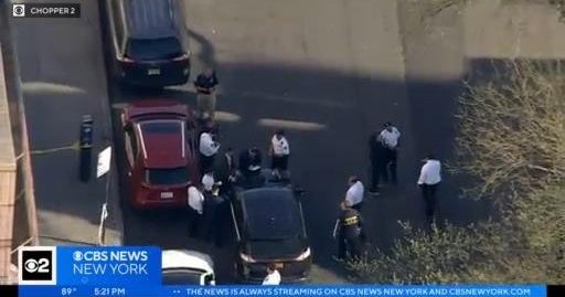 Police: Suspect armed with knife shot by officer in Queens - CBS New York