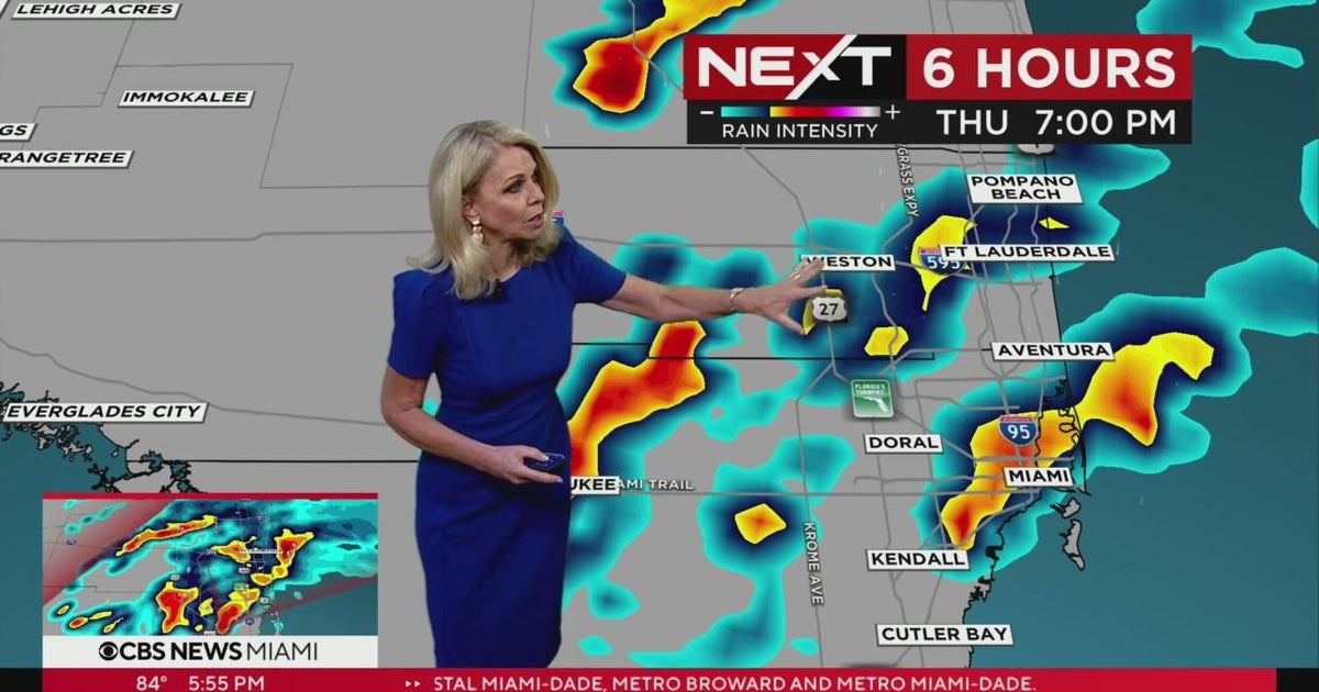 NEXT Weather forecast for Thursday 4/13/23 5PM - CBS Miami