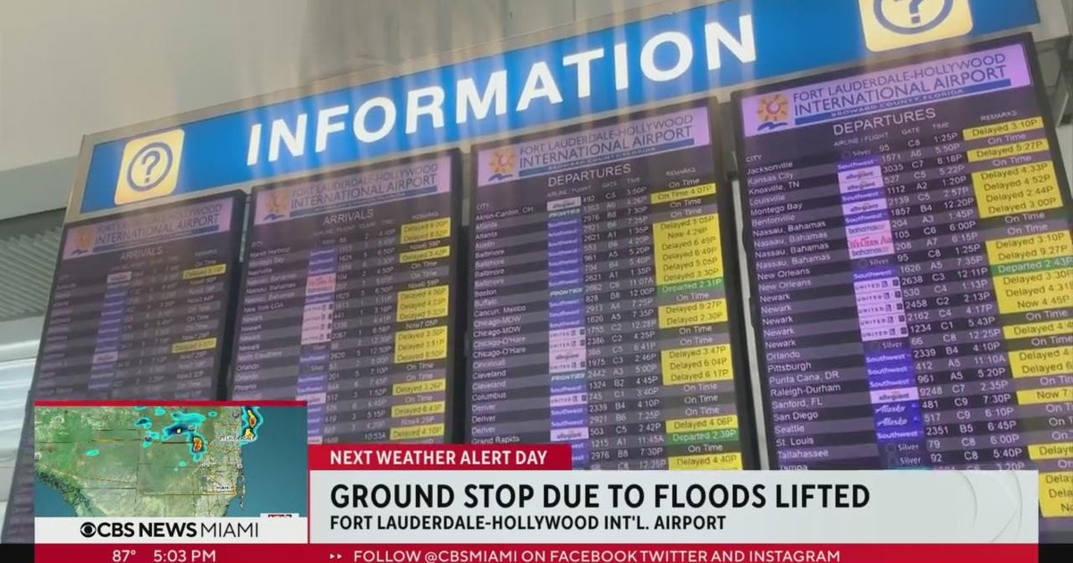 More flooding leads to problems at Fort Lauderdale-Hollywood ...