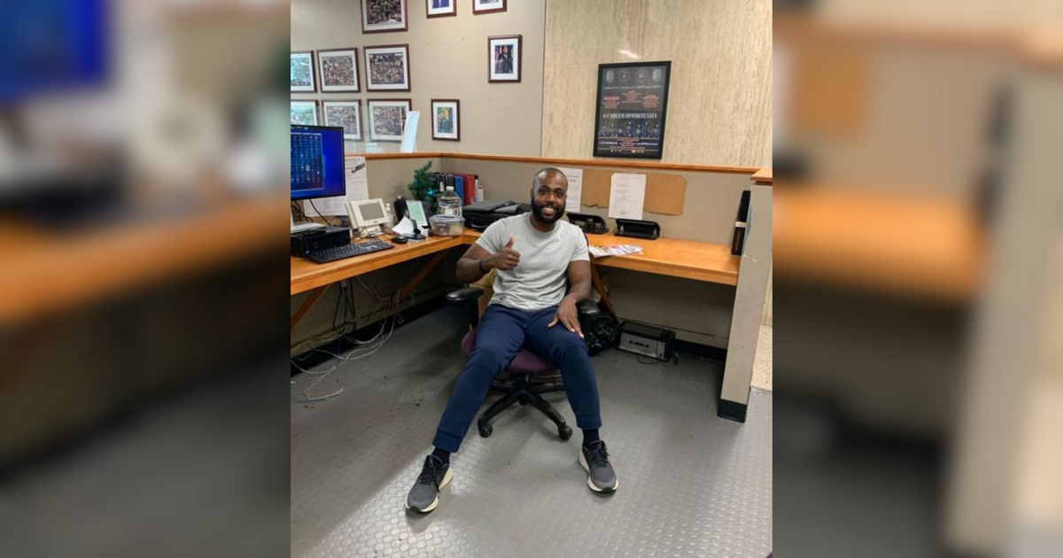 Baltimore Police welcomes back officer shot in line of duty - CBS Baltimore