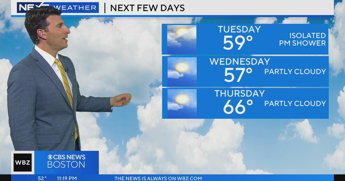 Next Weather: WBZ Forecast for April 17, 2023 - CBS Boston