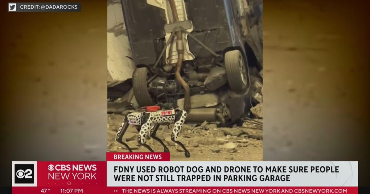 FDNY used robot dog, drone to check collapsed parking garage in Lower ...