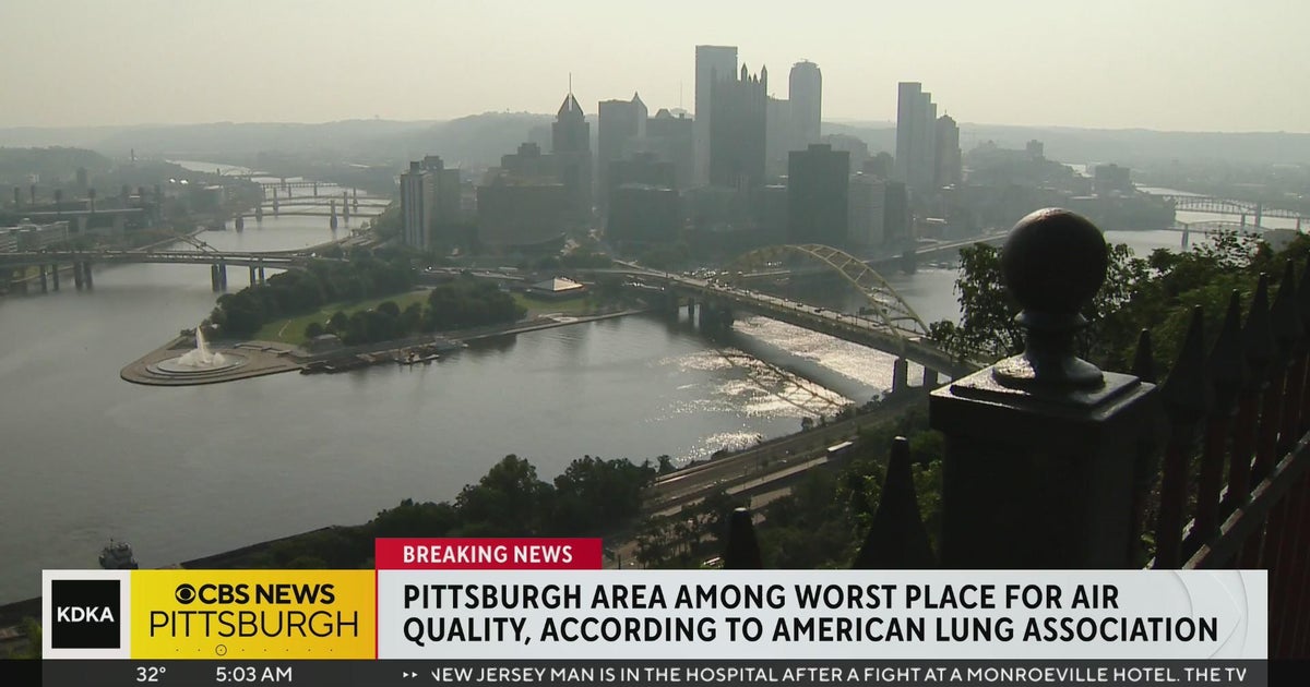 New report finds Pittsburgh among worst places for air quality - CBS ...