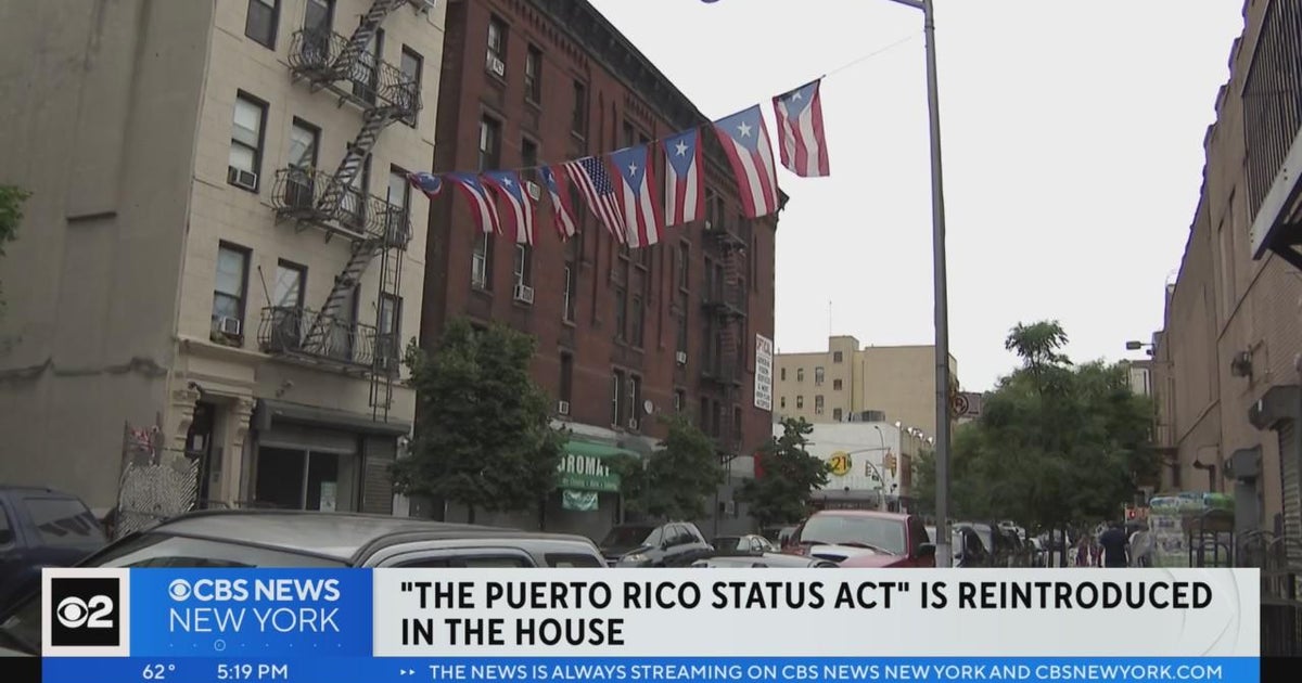 Puerto Rico Status Act reintroduced in the House - CBS New York