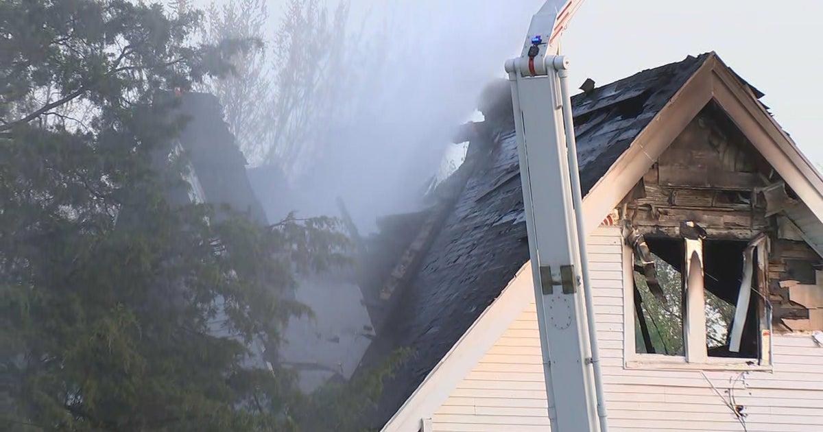 11 displaced after fire tears through apartments in Eastwick - CBS ...