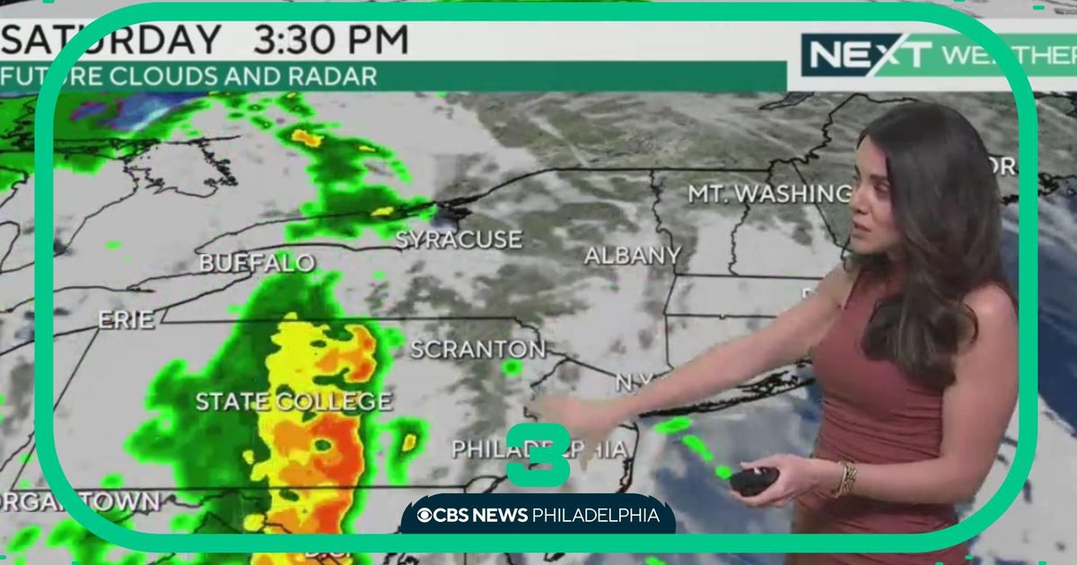 NEXT Weather: Warm Friday, tracking Saturday storms - CBS Philadelphia