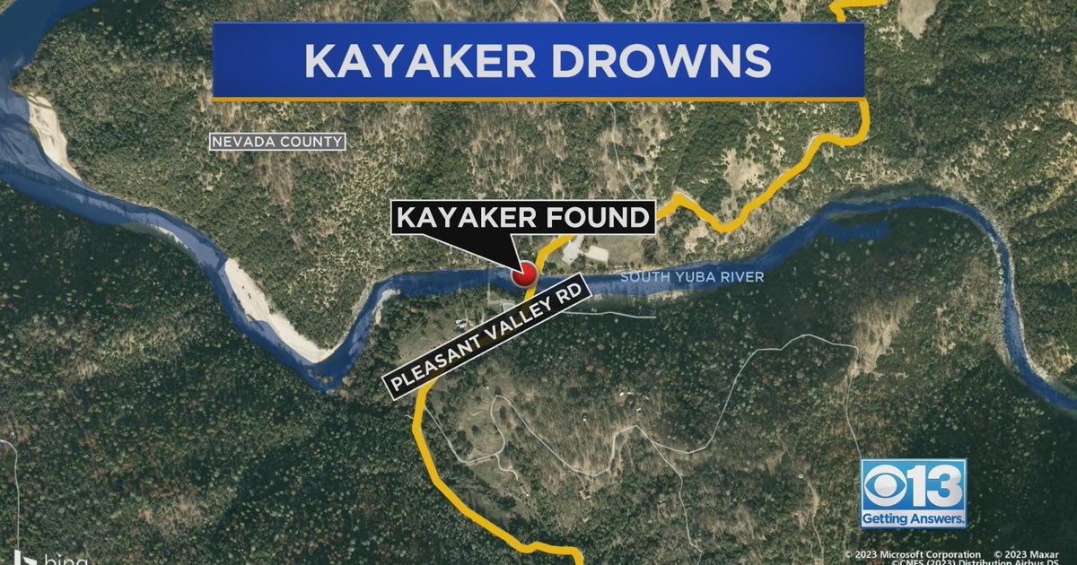 17-year-old kayaker drowns in South Yuba River - CBS Sacramento