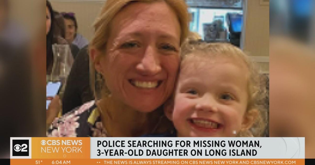 Long Island woman, 3-year-old daughter missing for 3 days - CBS New York