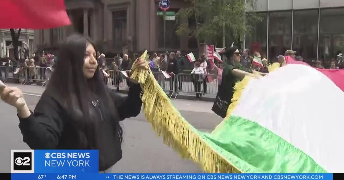Iranian pride on display at Persian Parade on Madison Avenue - CBS New York