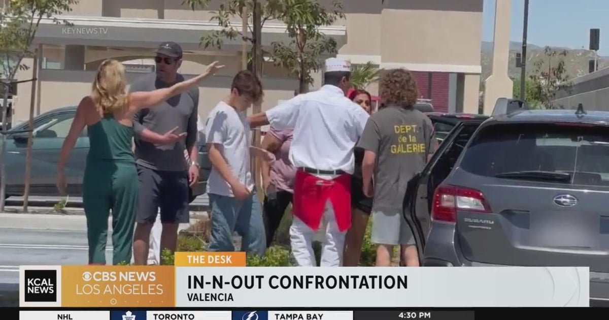 In-N-Out drive-thru confrontation caught on camera - CBS Los Angeles
