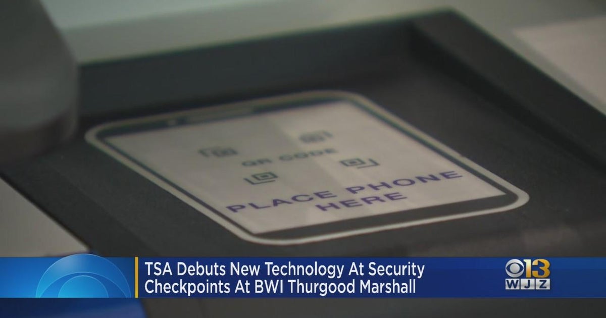 TSA debuts new technology at security checkpoints at BWI Airport - CBS ...