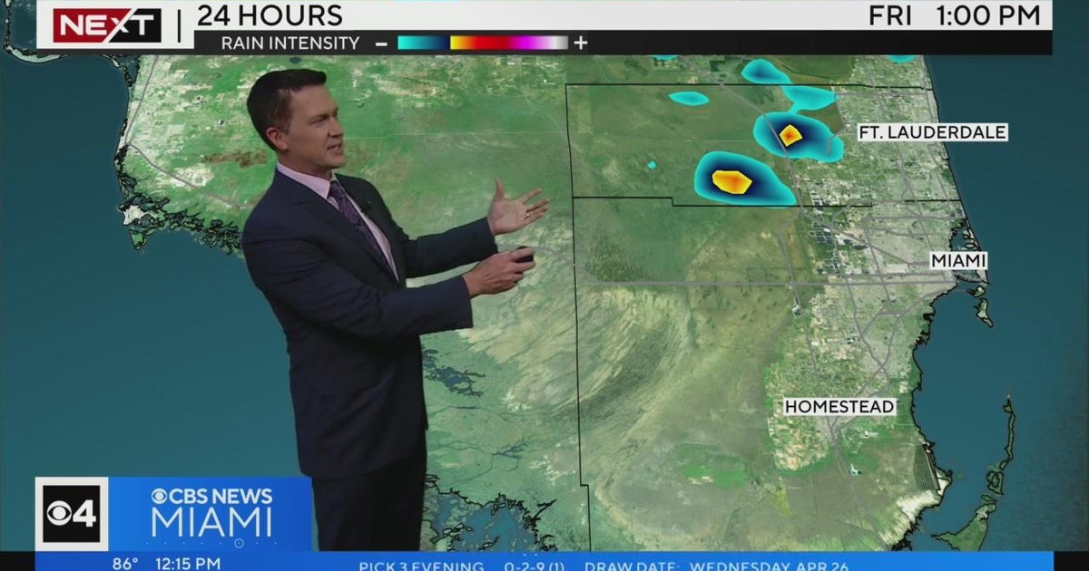 NEXT Weather forecast for Thursday 4/27/2023 12PM - CBS Miami