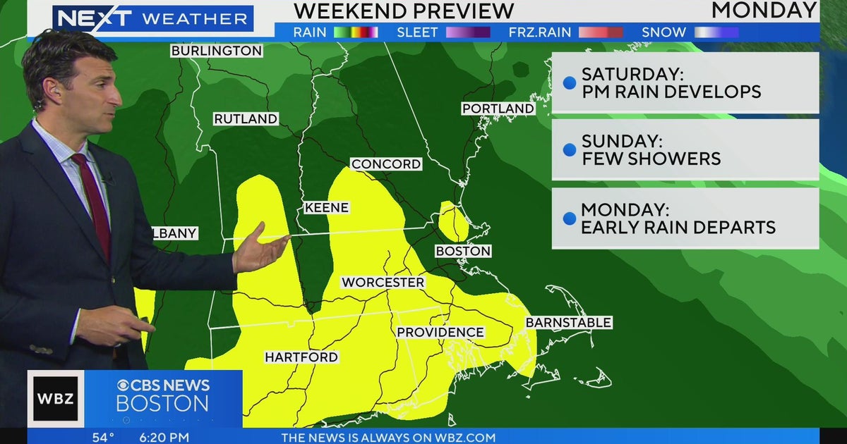 Next Weather: WBZ evening forecast for April 27 - CBS Boston