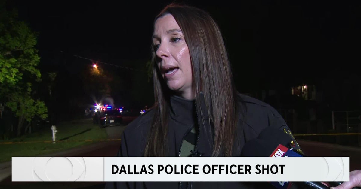 Dallas Police share information on officer shot - CBS Texas