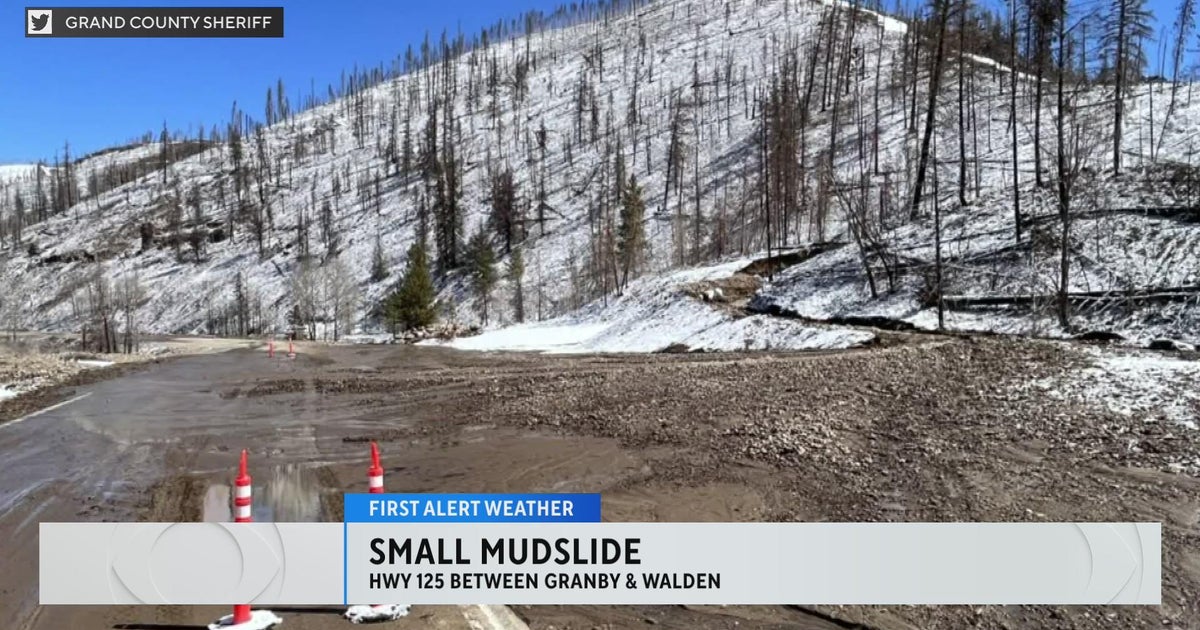 Small mudslide reported in Grand County - CBS Colorado