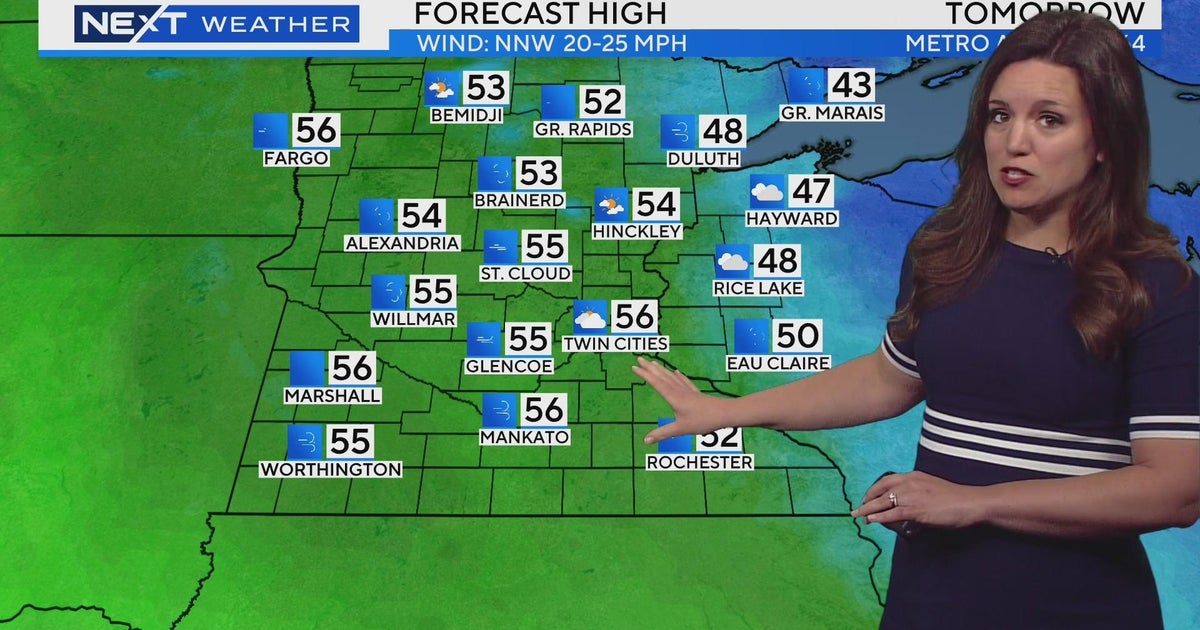 NEXT Weather: After very windy Monday, temps climb with sunshine - CBS ...