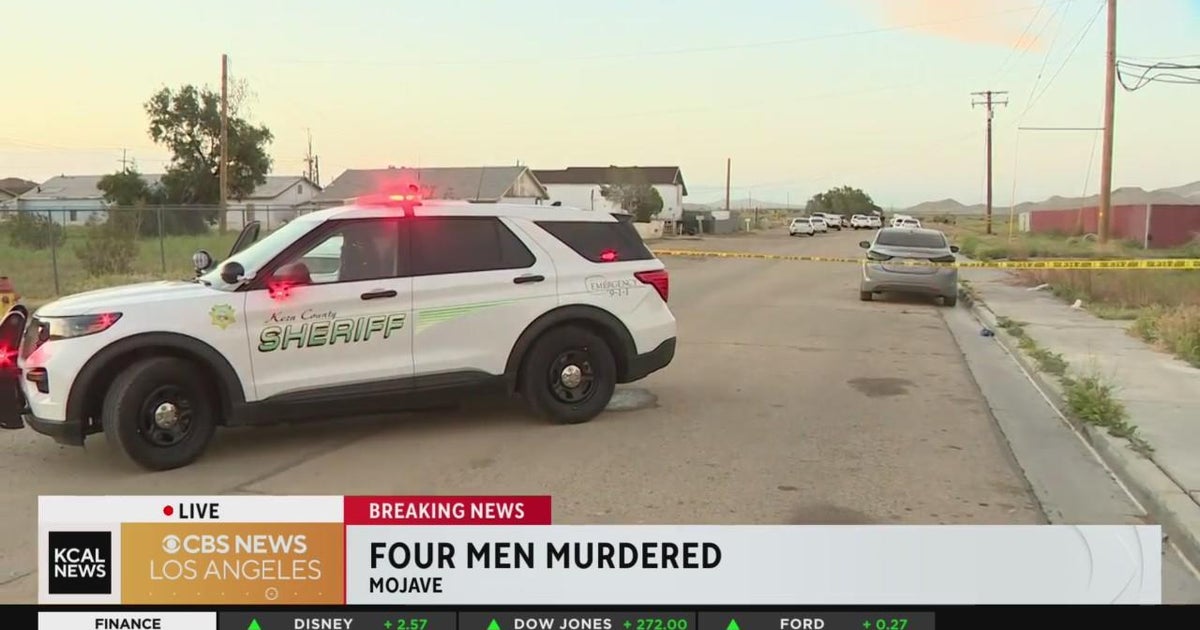 Mojave homicide investigation: 4 men dead - CBS Los Angeles
