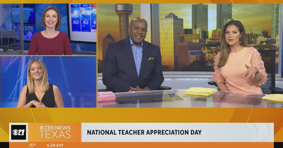 CBS News Texas celebrates National Teacher Appreciation Day - CBS Texas