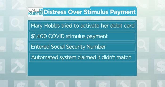 Call Kurtis: Help! I Can't Activate My COVID Stimulus Card - CBS Sacramento
