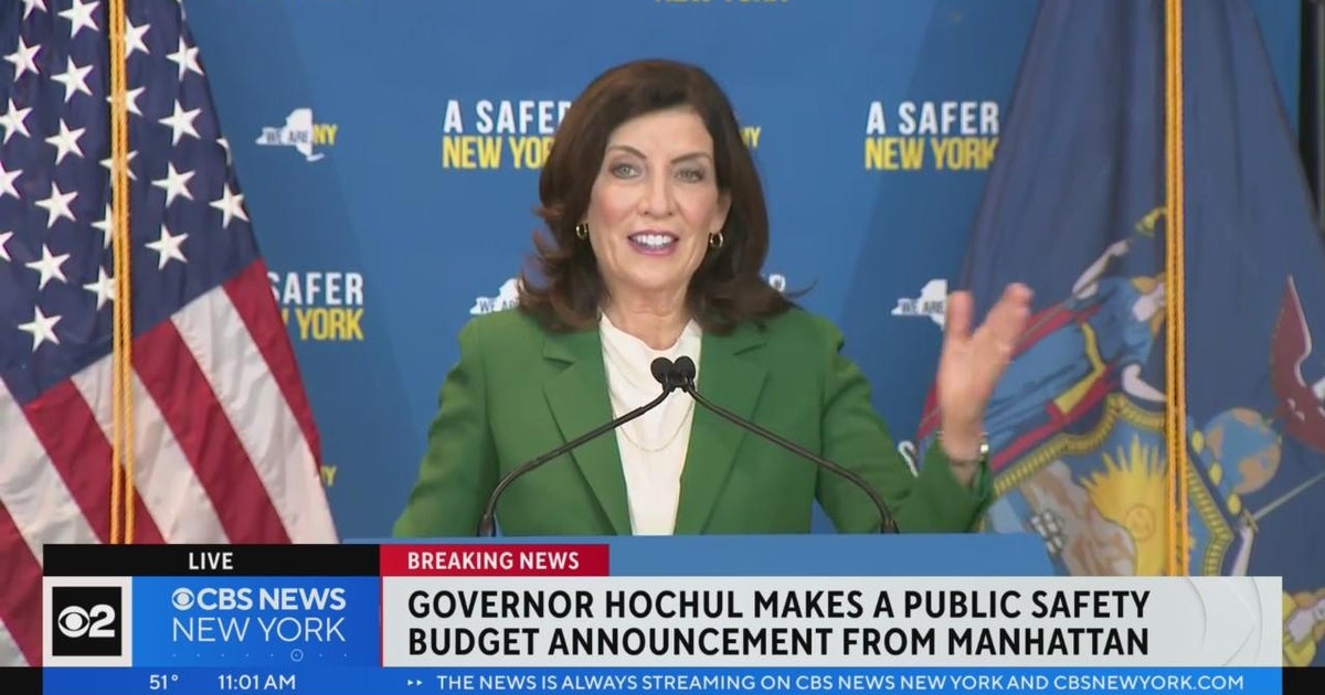 Hochul, Adams discuss public safety and budget - CBS New York