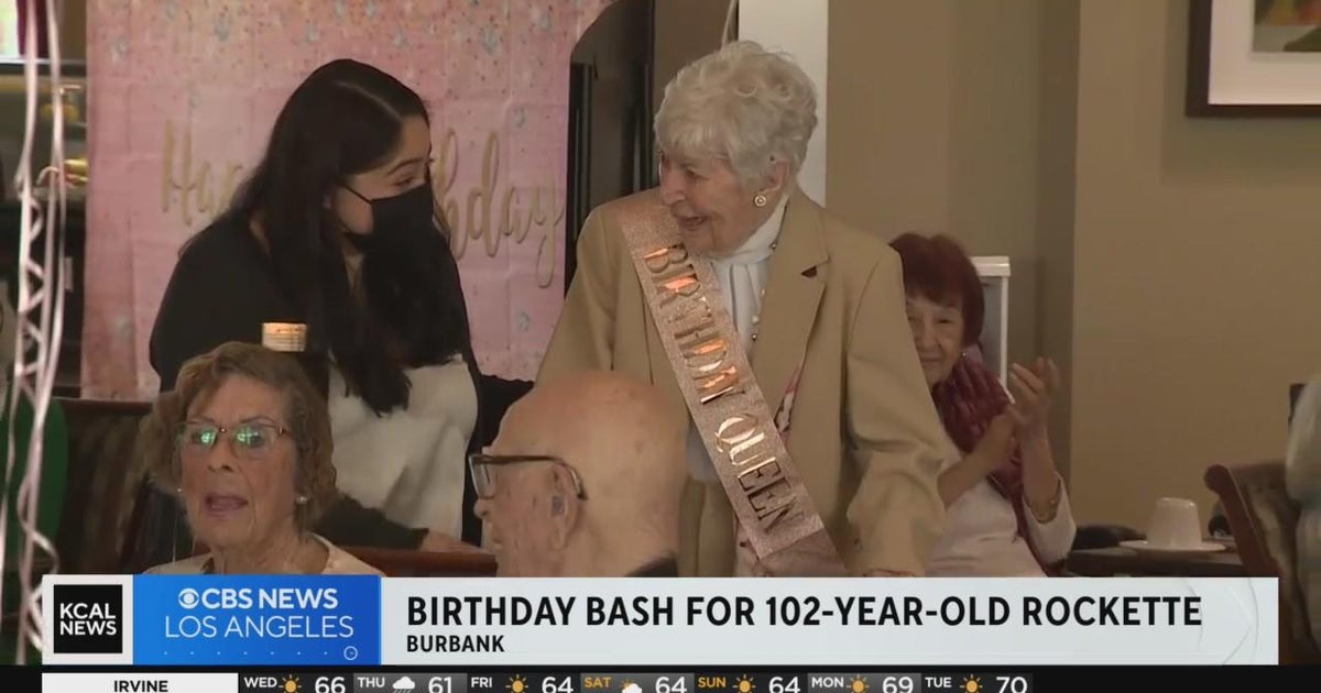 Burbank throw birthday bash for 102-year-old Rockette - CBS Los Angeles