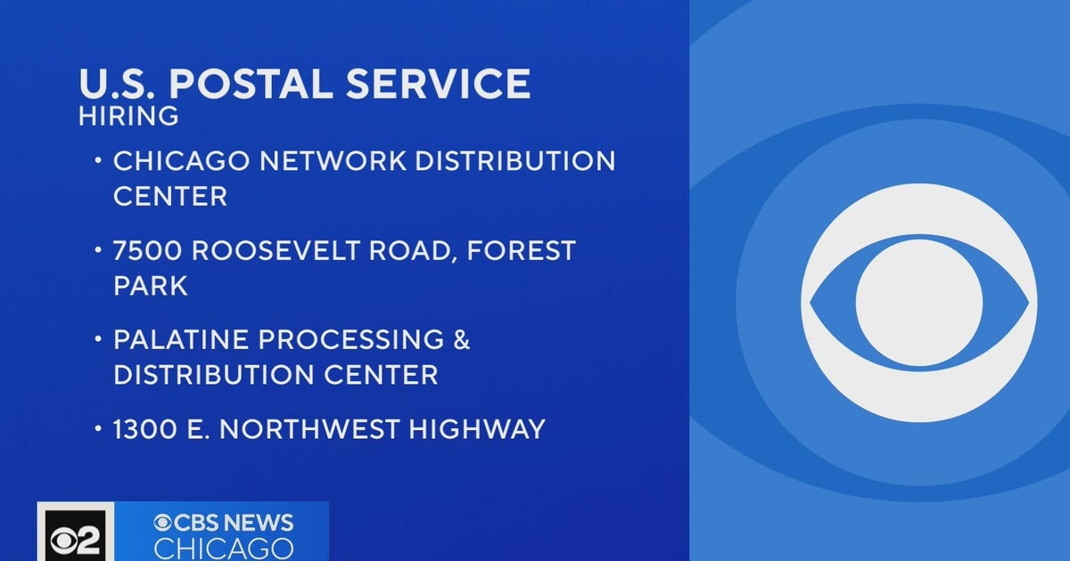 USPS hiring Forest Park and Palatine Processing Centers - CBS Chicago
