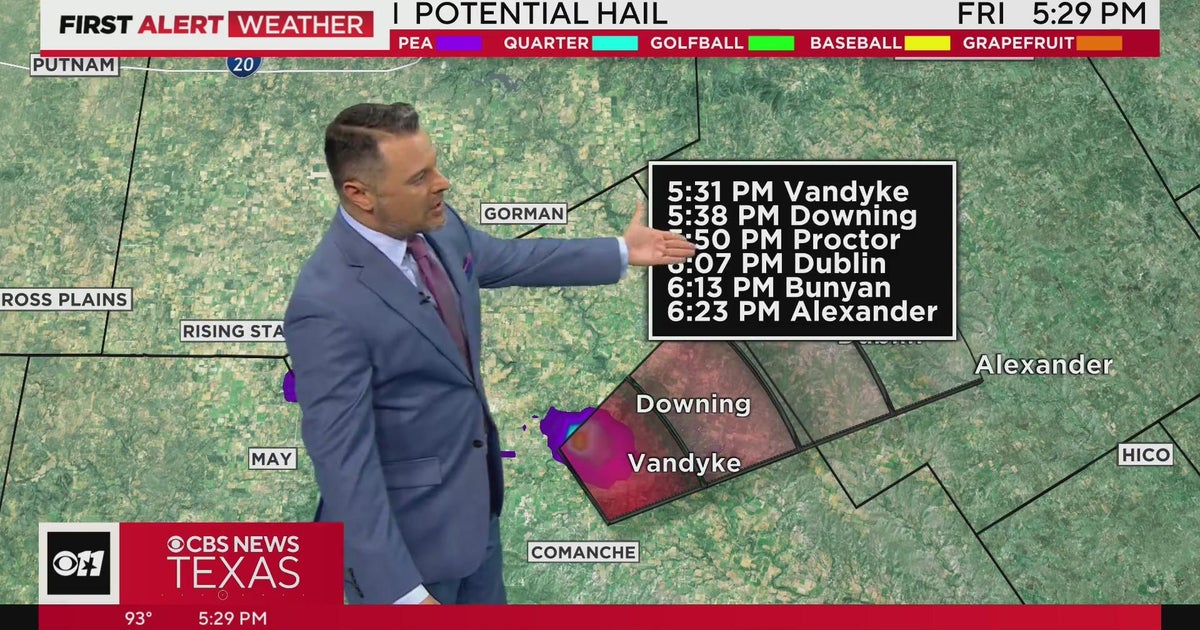 Isolated storms starting to build over North Texas - CBS Texas