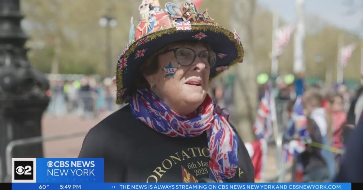 Connecticut woman camps out for days for King Charles' coronation - CBS ...
