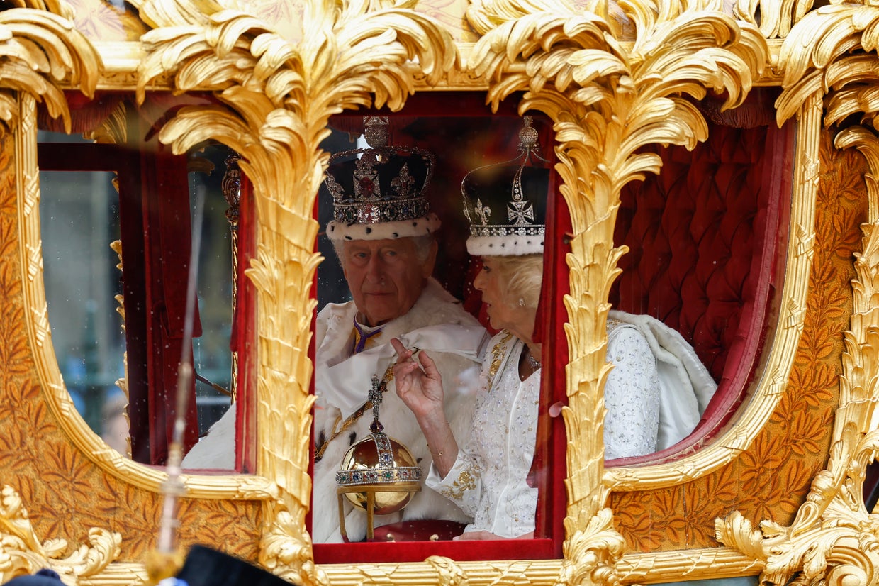 King Charles III and Queen Camilla officially crowned in coronation ...