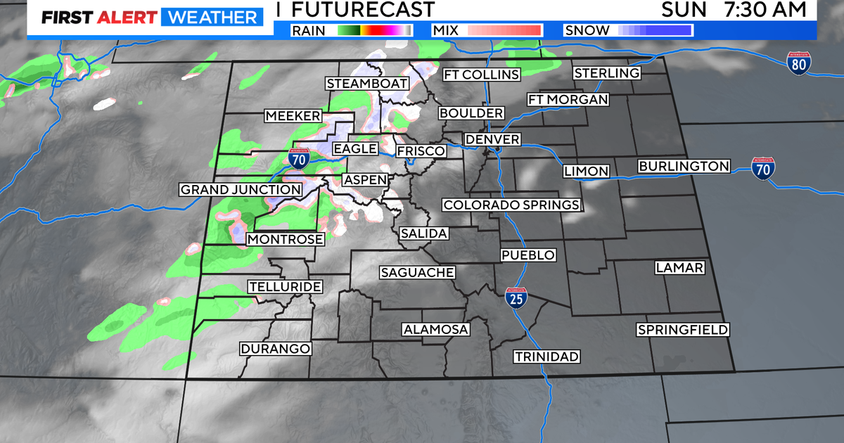 Colorado Weather: Warm temps stay with a few isolated storms - CBS Colorado