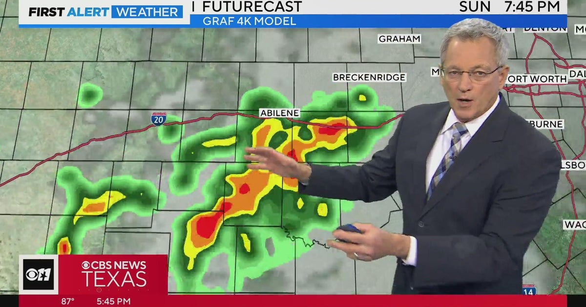First Alert Weather: Storms could build out west of DFW - CBS Texas