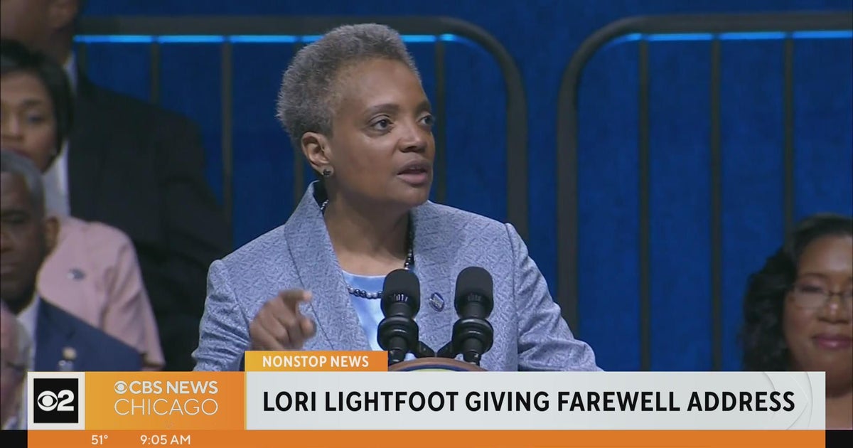 Mayor Lori Lightfoot To Deliver Farewell Address Monday Cbs Chicago