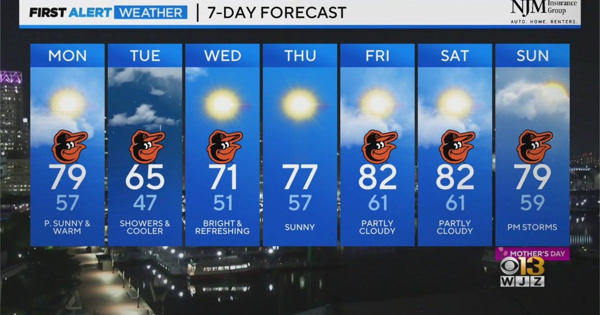 Meteorologist Steve Sosna has your Sunday night forecast 5/7/2023 - CBS ...