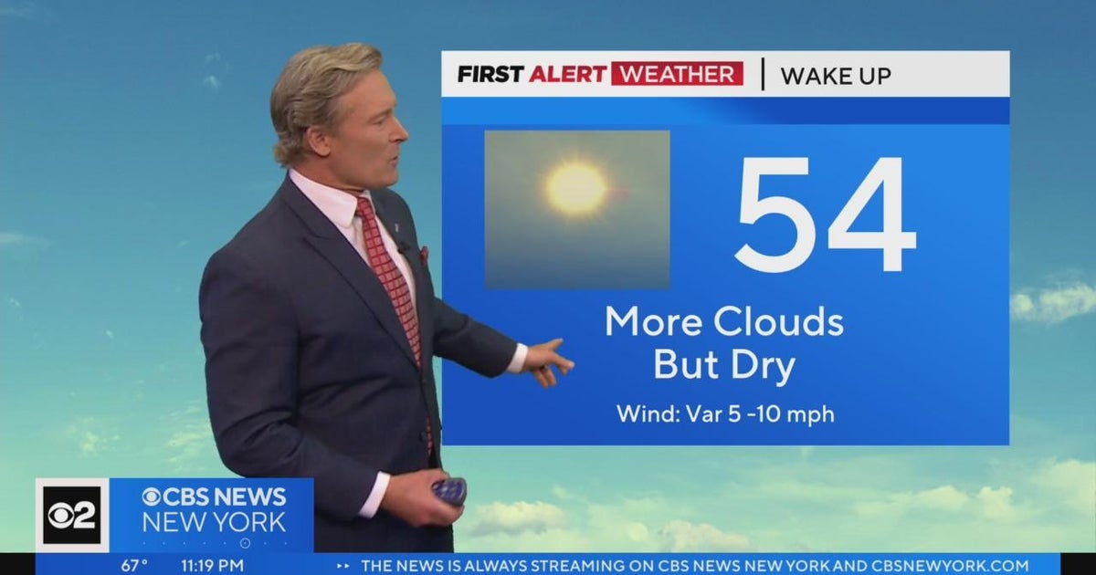 First Alert Weather: CBS2's Monday night update - 5/8/23 - CBS New York