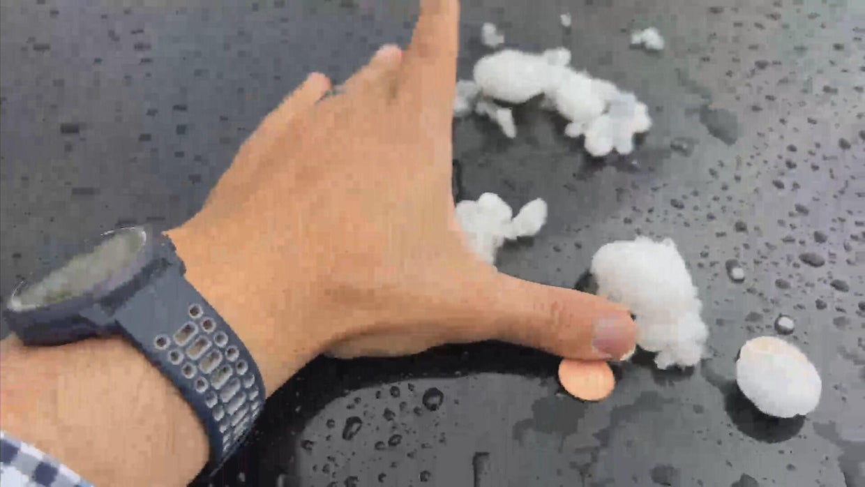 Heavy accumulation of hail along Colorado's Front Range as Denver ...